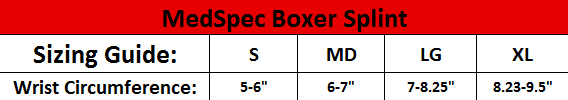 Med Spec Boxer Splint – Idaho Sports Bracing